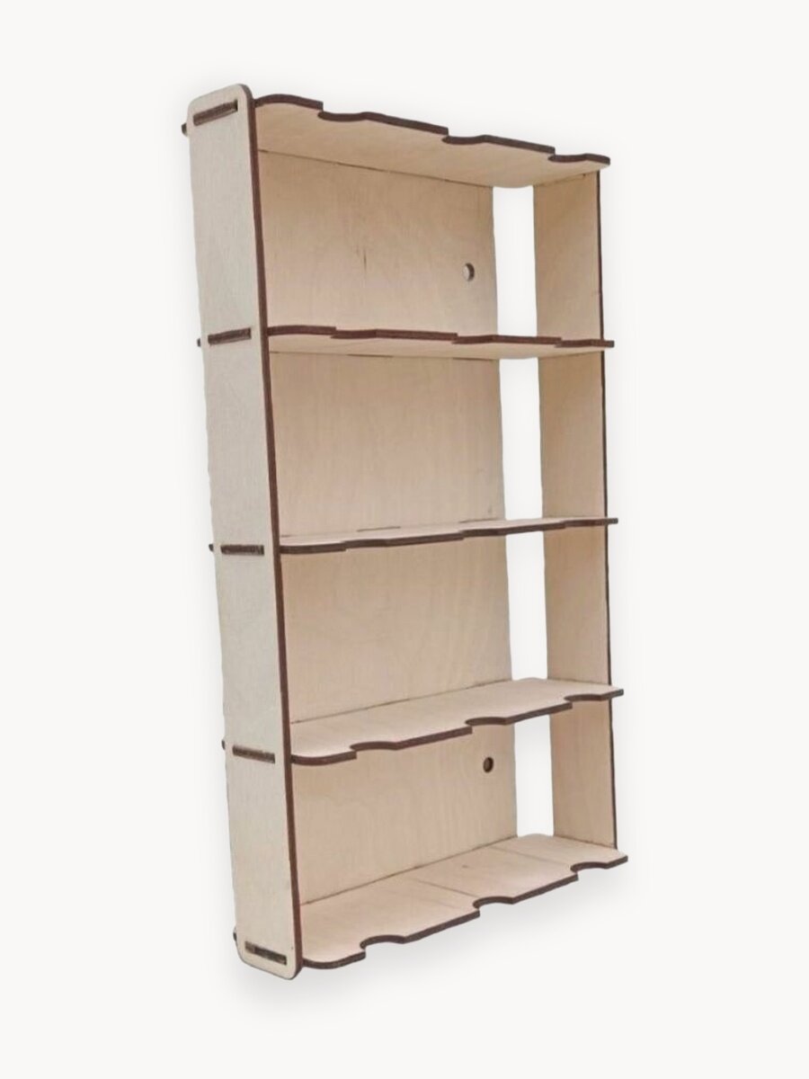 Полка деревянная для хранения баночек со специями