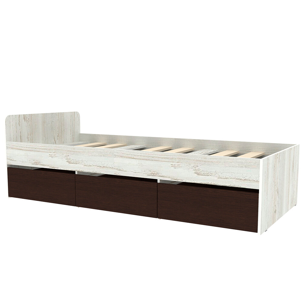 Кровать односпальная КИВи Винтерберг Венге