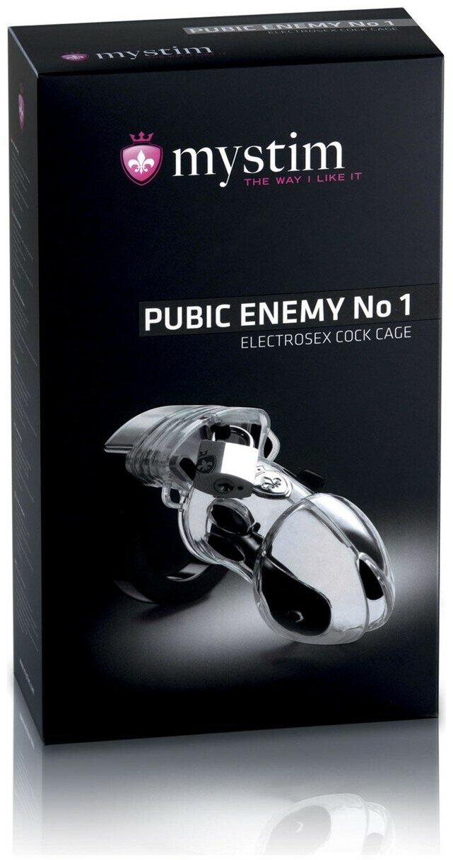 Пояс верности Mystim Pubic Enemy №1 с электростимуляцией, для мужчин