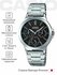 Наручные часы CASIO Collection, черный хром