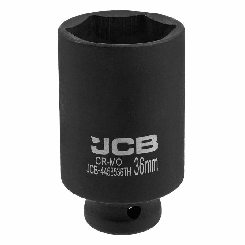 Головка ударная глубокая тонкостенная 1/2", 36мм (6гр.) JCB