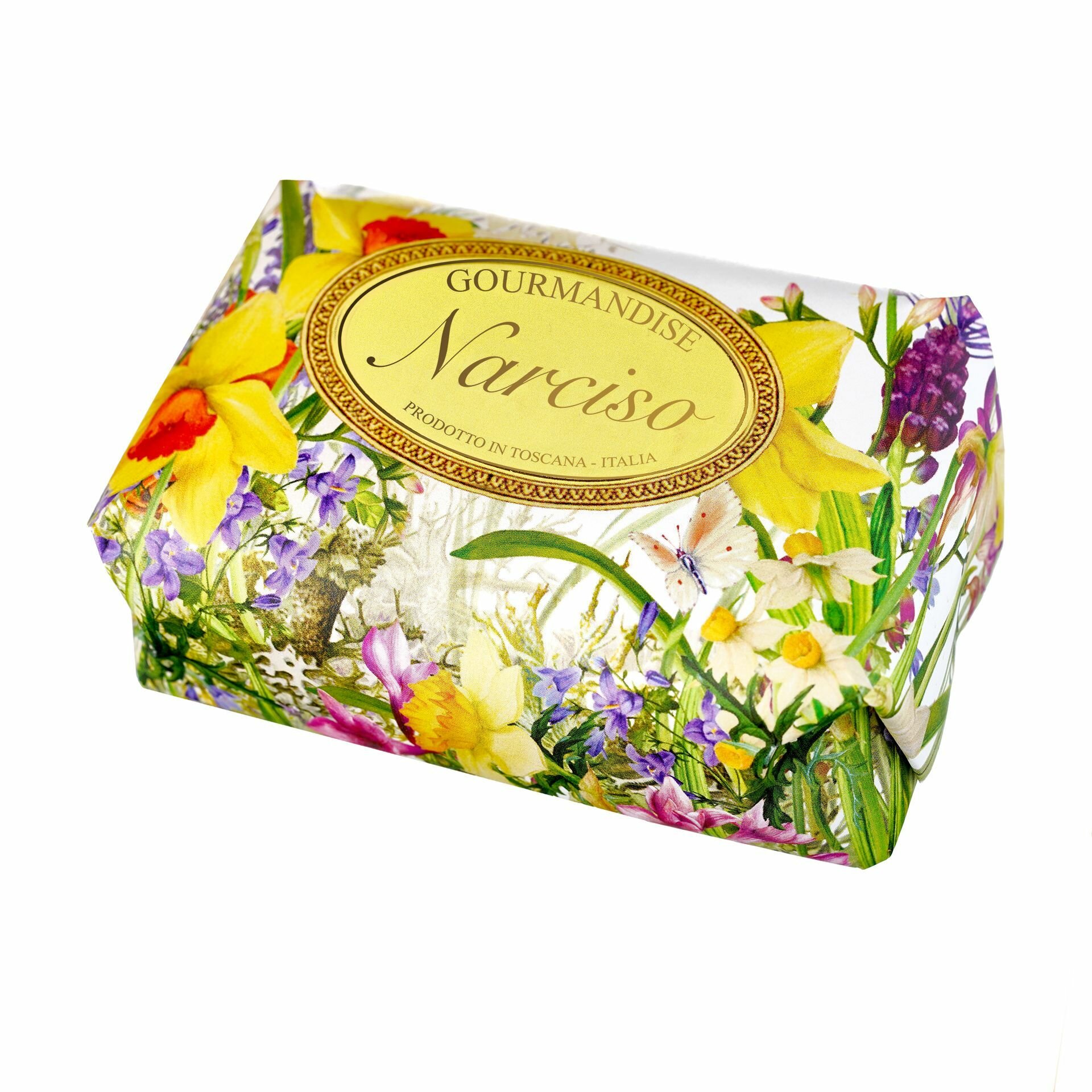 Gourmandise Мыло натуральное парфюмированное, 200 г, Нарцисс