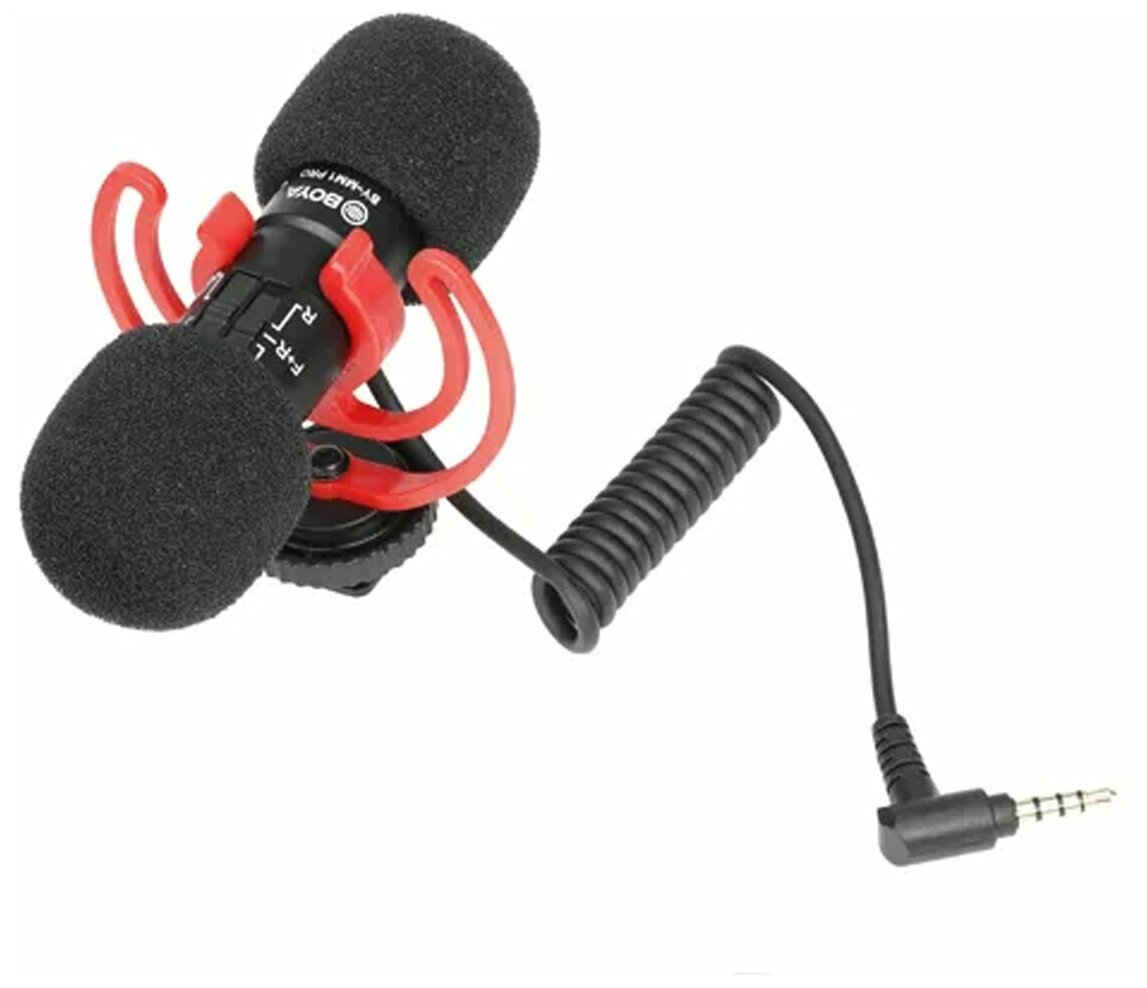 Boya BY-MM1 PRO Двухкапсюльный конденсаторный микрофон-«пушка» 1666