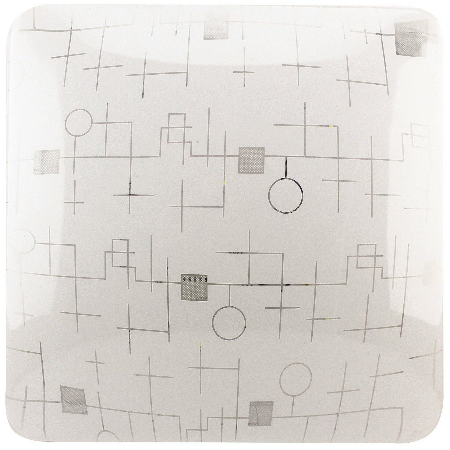 LEEK светильник светодиодн. декоративный 24W(1800lm) 6000K 6K Космос 350x350x75 квадрат IP22 СЛЛ 040 (арт. 678860)