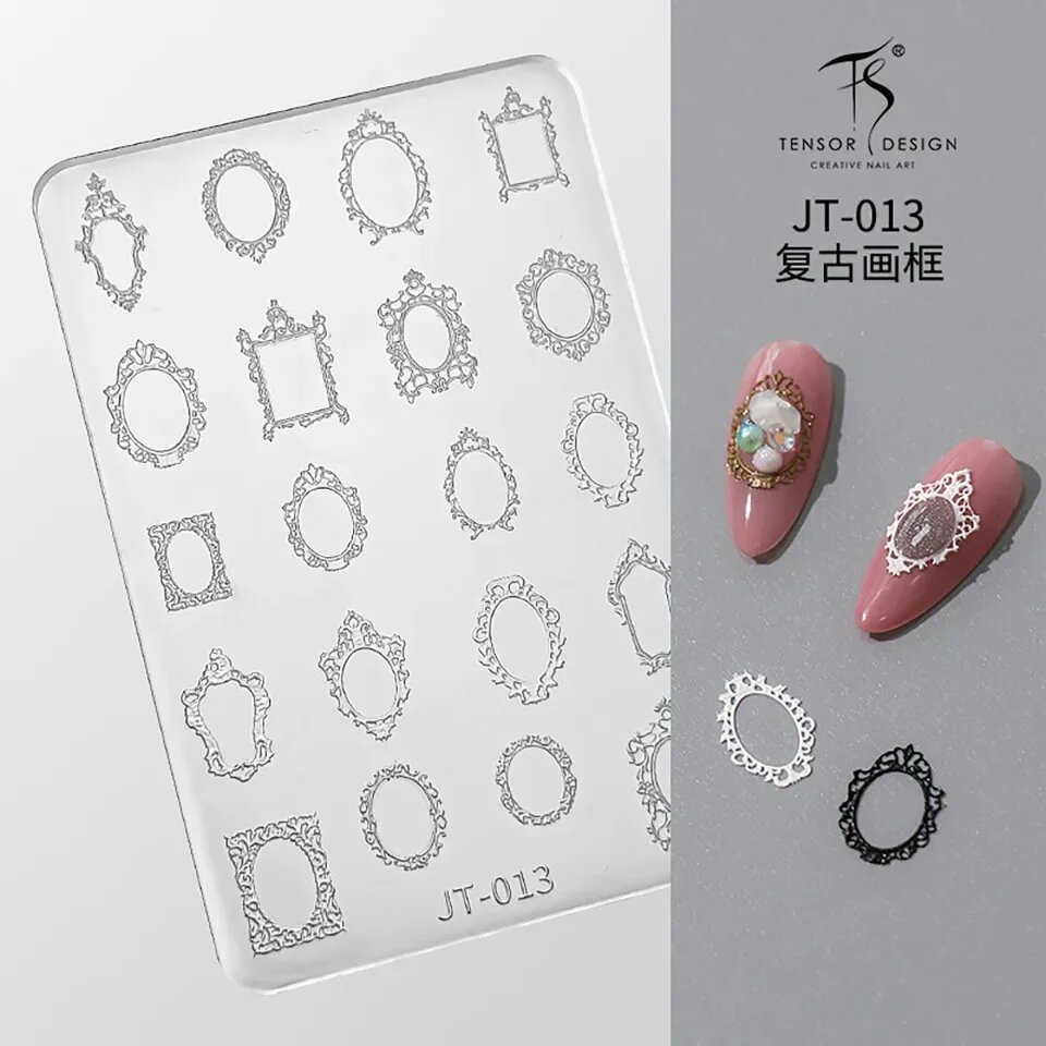 Летняя мороженое, звезда, луна, вишня, галстук-бабочка, кружевная лента, силиконовая форма для дизайна ногтей, форма для резьбы, бант, цветок, снежинка, шаблон «сделай сам»