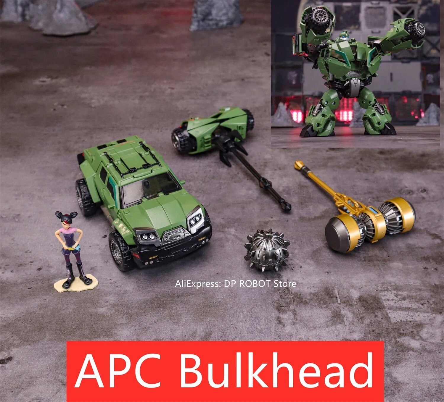 Фигурки APC Toy Gear: Балхейд, Год Вейст, Саундвейв, Гетерохроматический Вандер Ворриор, Bulkhead
