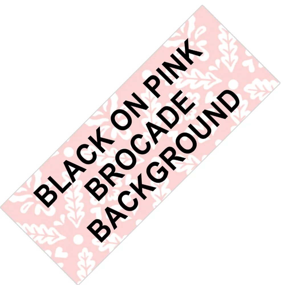 Fimax лента для этикеток черная белая 6/9/12 мм Pink brocade, 12mm