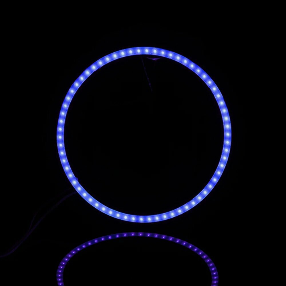 1 шт, кольцевая лампа для автомобиля, 70, 80, 90, 100, 110, 120 мм 120MM, Синий