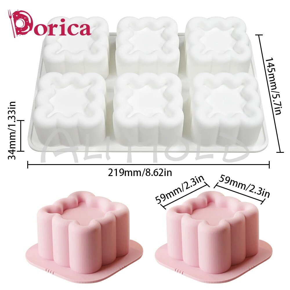 Dorica силиконовая форма для торта Розовый, MC-557