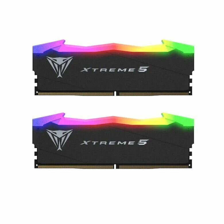 Модуль оперативной памяти Patriot Memory Память 2x16Gb Patriot Viper XTREME RGB PVXR532G78C38K, DDR5, 7800MHz, PC5-62400, CL38, DIMM 288-pin, 1.45 В, Ret PVXR532G78C38K