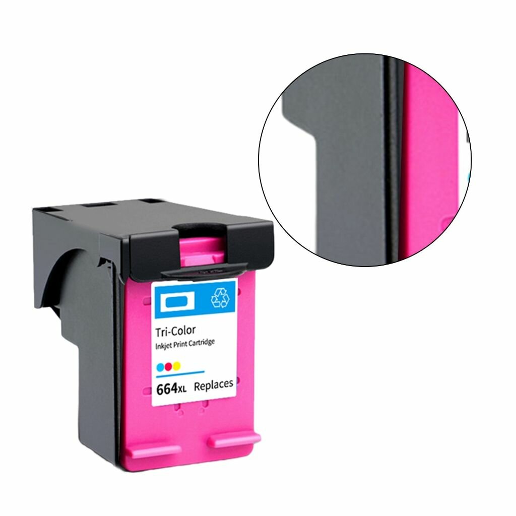 Подходит для картриджа HP HP664 с чернилами (жидкими)-цветной
