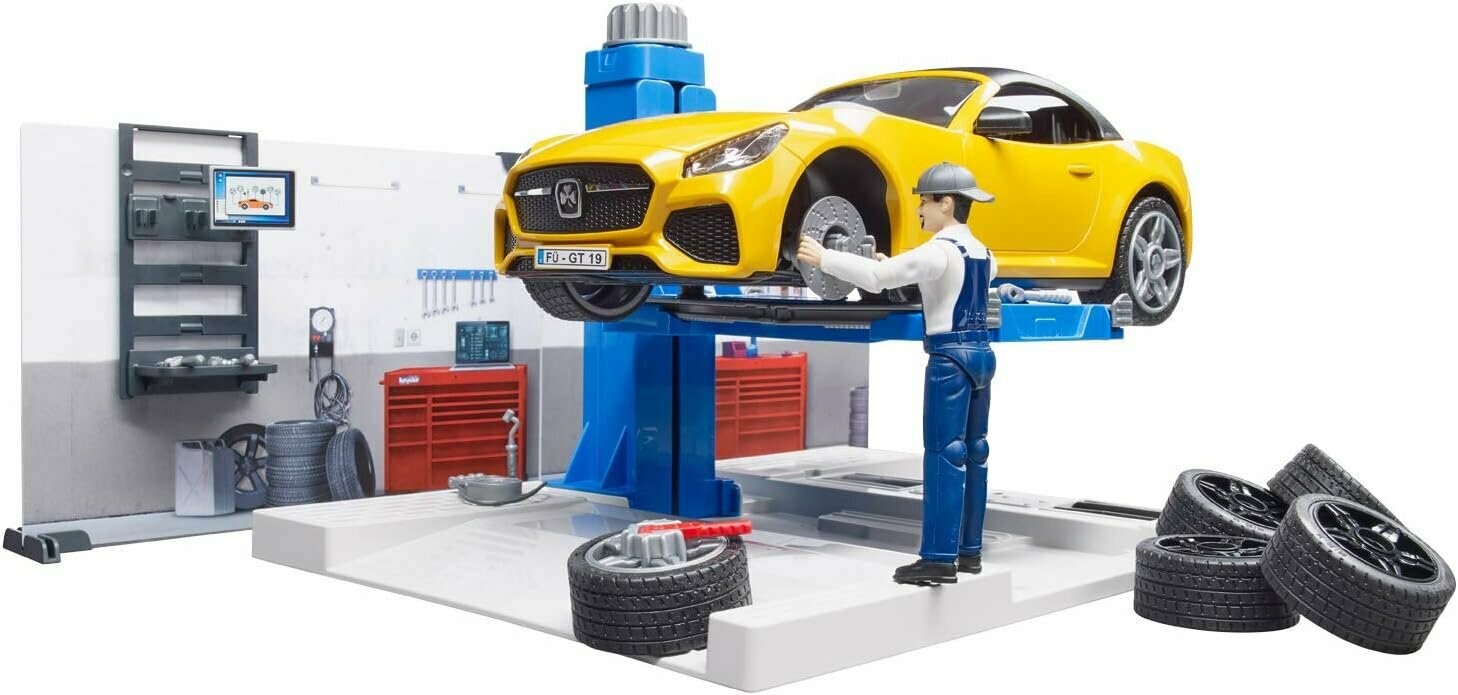 Автомастерская с механиком Bruder 62110