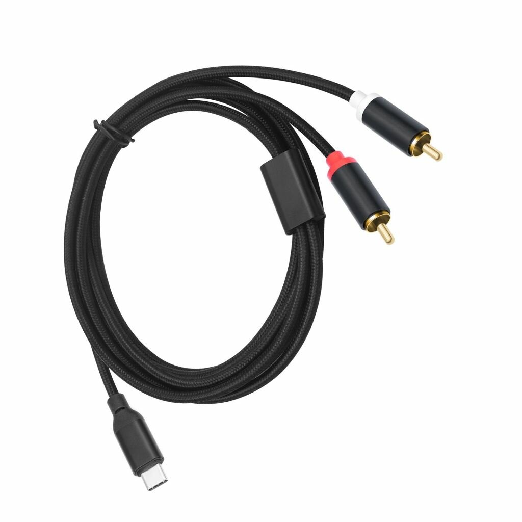 Аудиокабель с разъемом TYPE C -2RCA-2 м