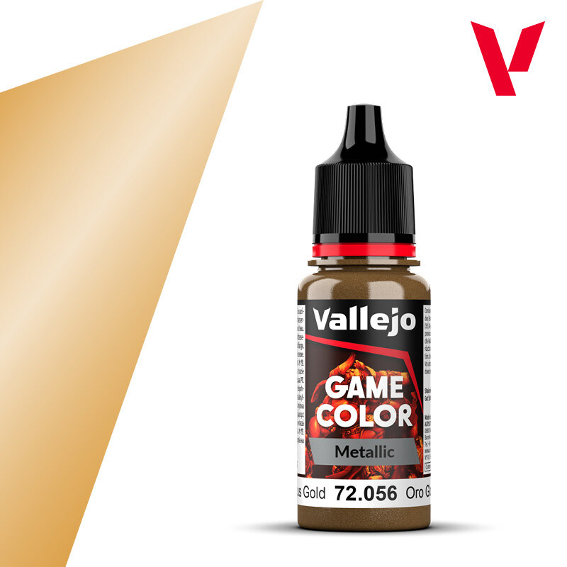 Краска g72056 Vallejo Game Color Metallic Glorious Gold (Великолепное Золото) 18ml