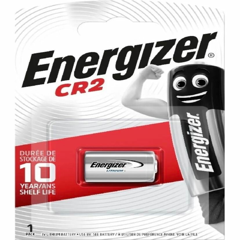 Energizer Батарейка CR2, LiIon (литий-ионный) тип, 3 В, 1 шт