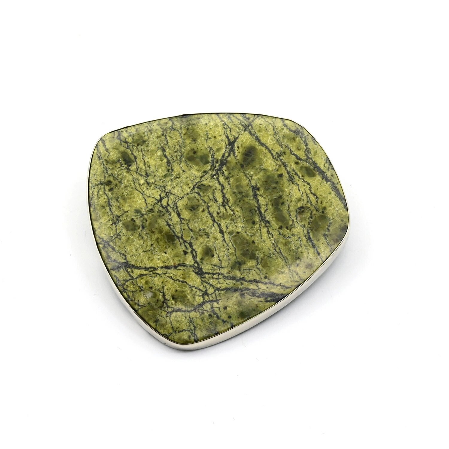 Брошь, змеевик