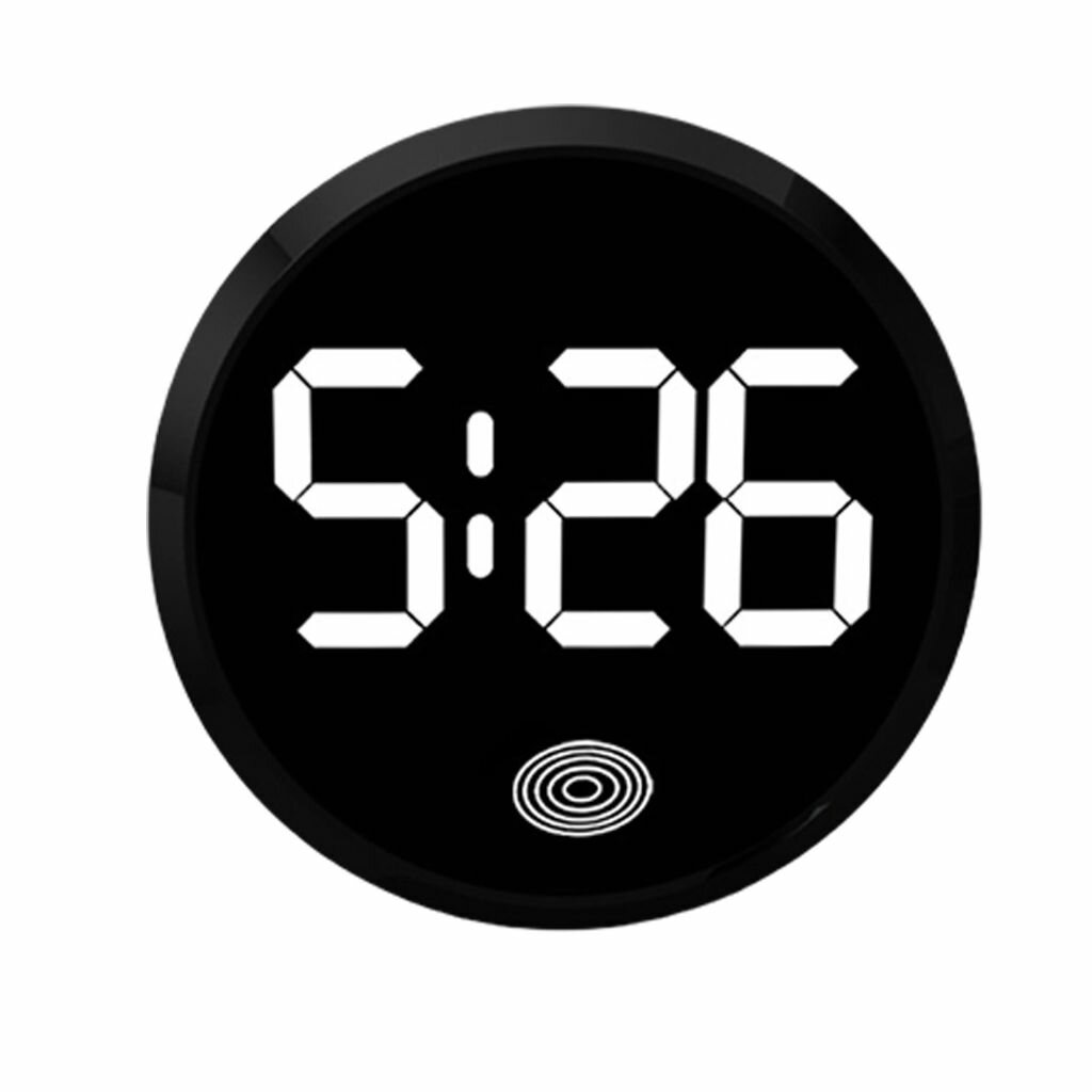 (Один) Автомобильный светодиодный электронный счетчик-черный корпус и белый свет