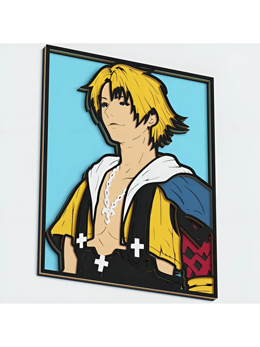 3D Картина по номерам из дерева Тидус, 23x30 см