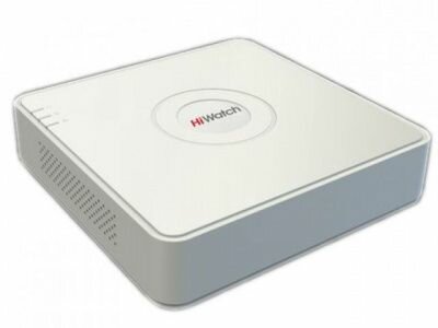 Видеорегистратор гибридный HD-TVI 4х-канальный HiWatch DS-H204QA(B)