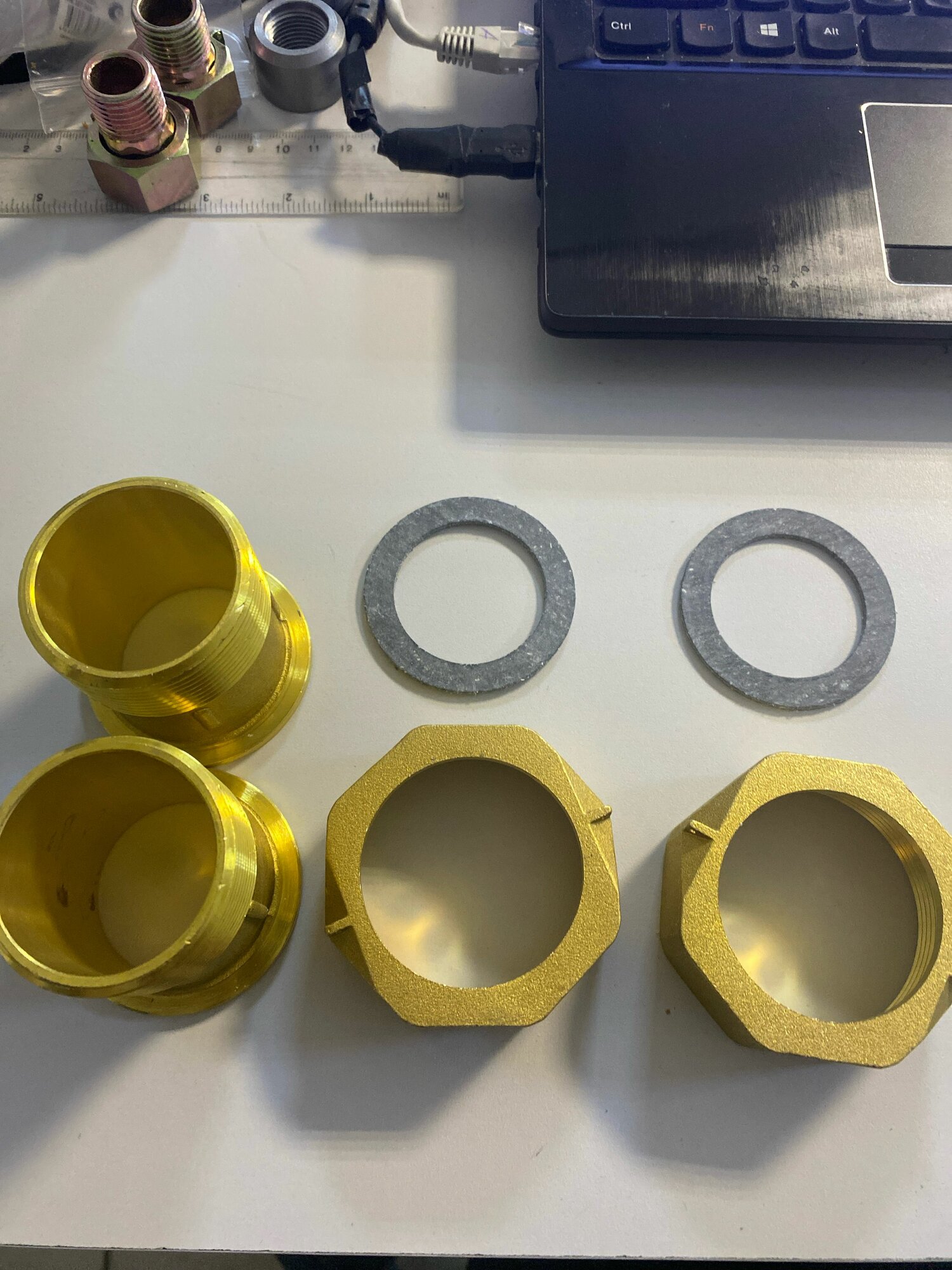 Присоединители для счетчиков воды ду 40 мм(комплект 2 штуки)