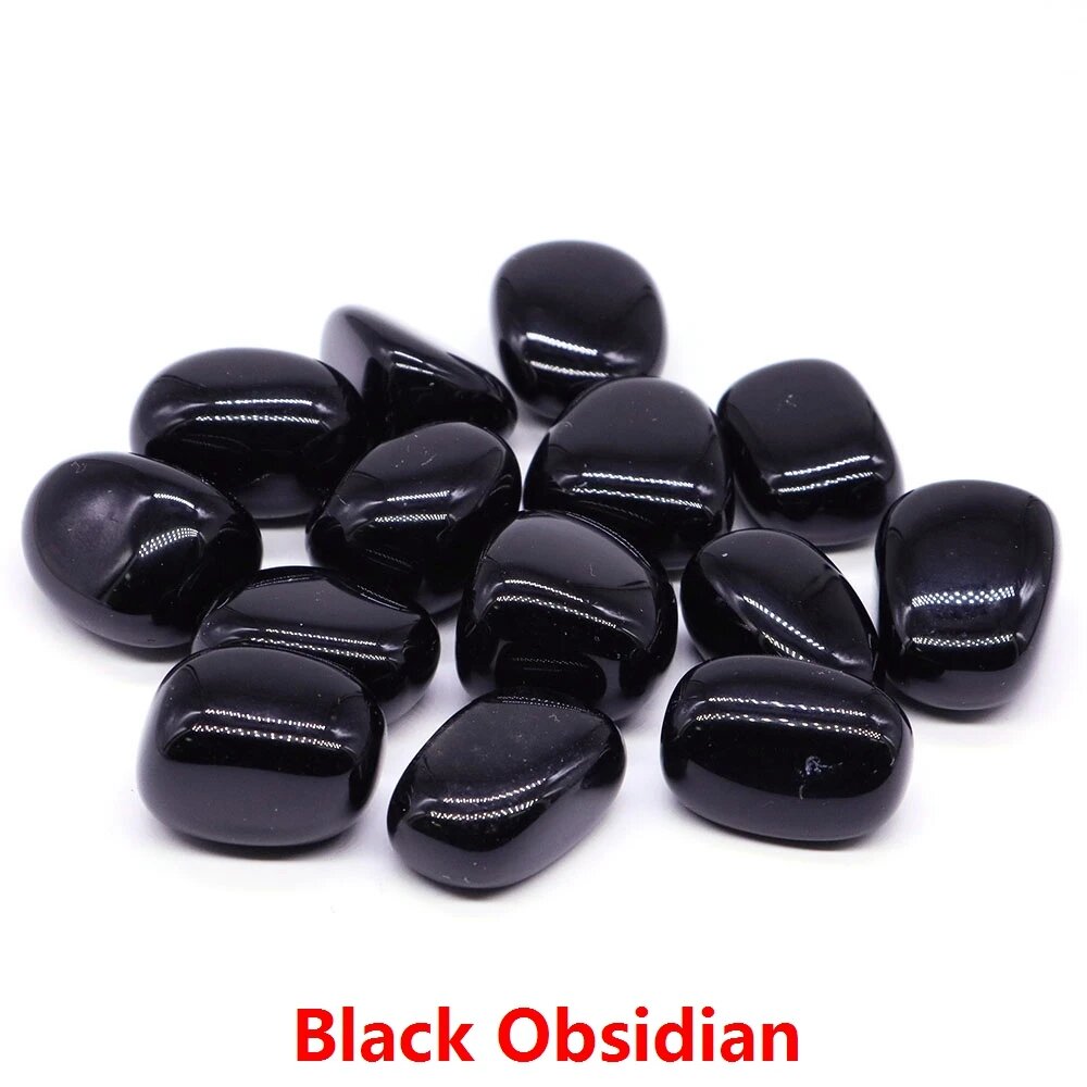 Розовый кварц, камень для дома Черный, 500g, Black Obsidian
