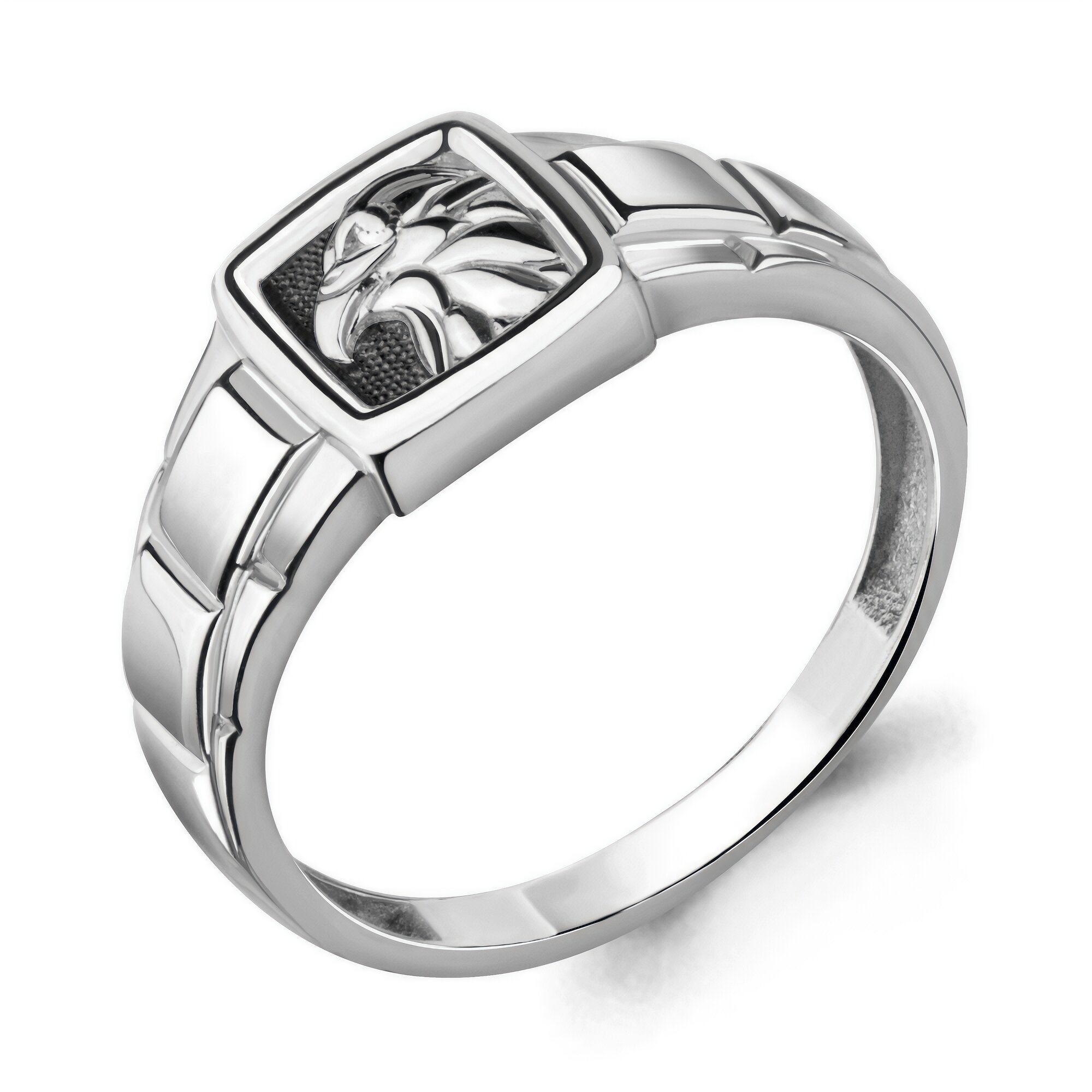 Печатка, серебро, 925 проба, родирование