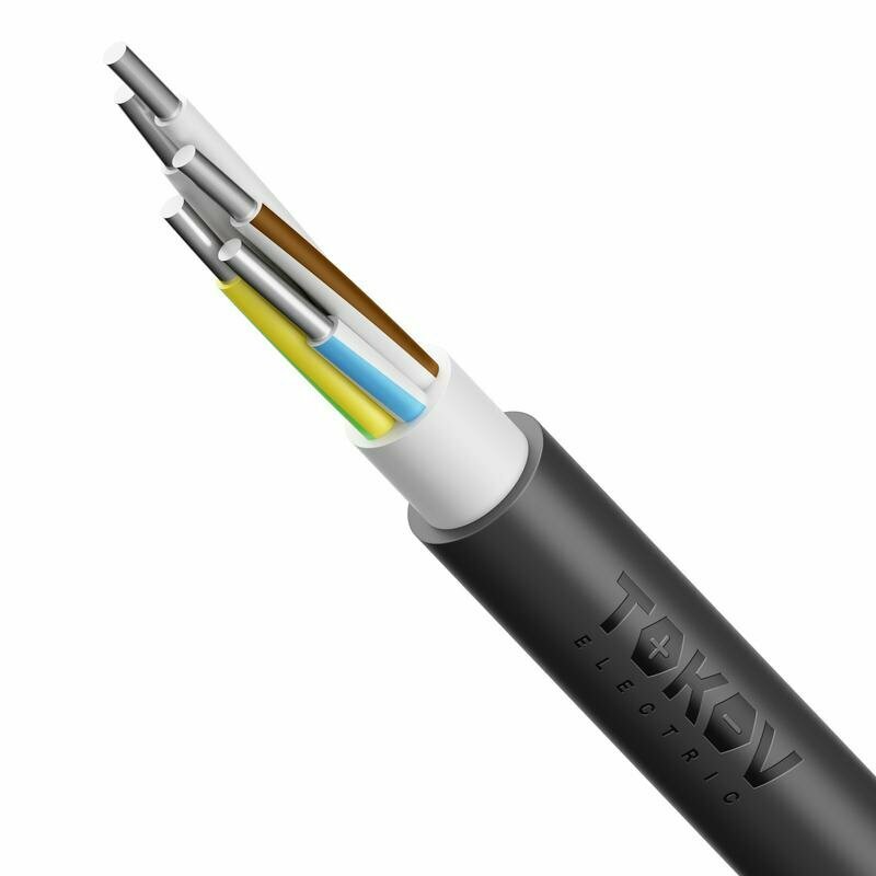 Кабель TOKOV ELECTRIC аввгнг(А)-LS 5х35 ОК (N PE) 0.66кВ (м), TOKOV ELECTRIC КПП УТ000030801 (1 м.)