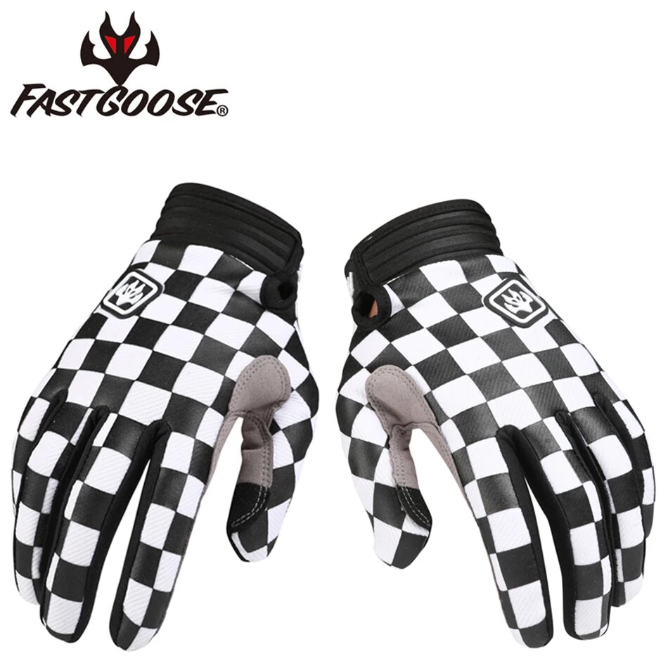 Мотоперчатки FASTGOOSE Retro Rider Для Кросс-гонок, Полнопалые, Для BMX, ATV, MTB, Внедорожные, Для Горного Велоспорта