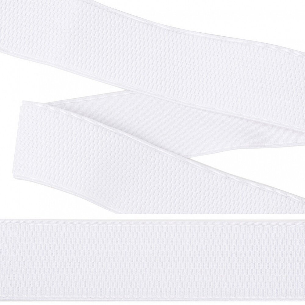 Резинка помочная TBY Ультра, 40 мм, 101 белый, 4 м+-0,5 м (TRY. RD.40101.4)