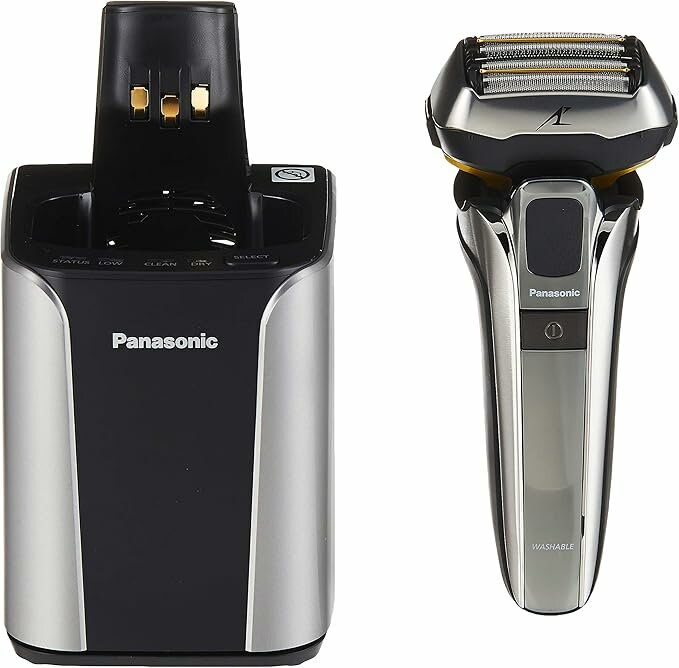 Panasonic ES LV9C K Сделано в Японии, мужская электрическая бритва, влажная и сухая, двухцелевое средство для мытья всего тела, пять ножей, центр для чистки оголовья