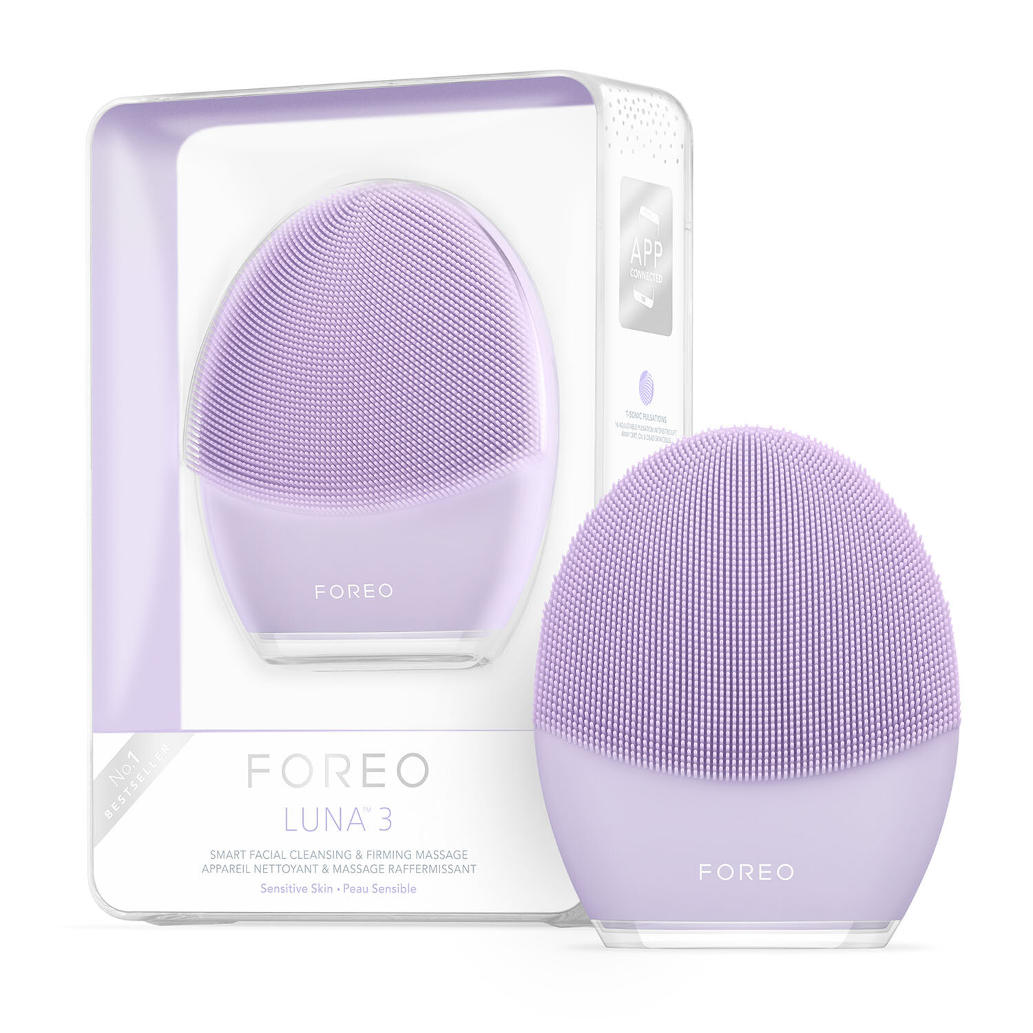 FOREO LUNA 3 Электрическая щетка для очищения и массажа лица для чувствительной кожи
