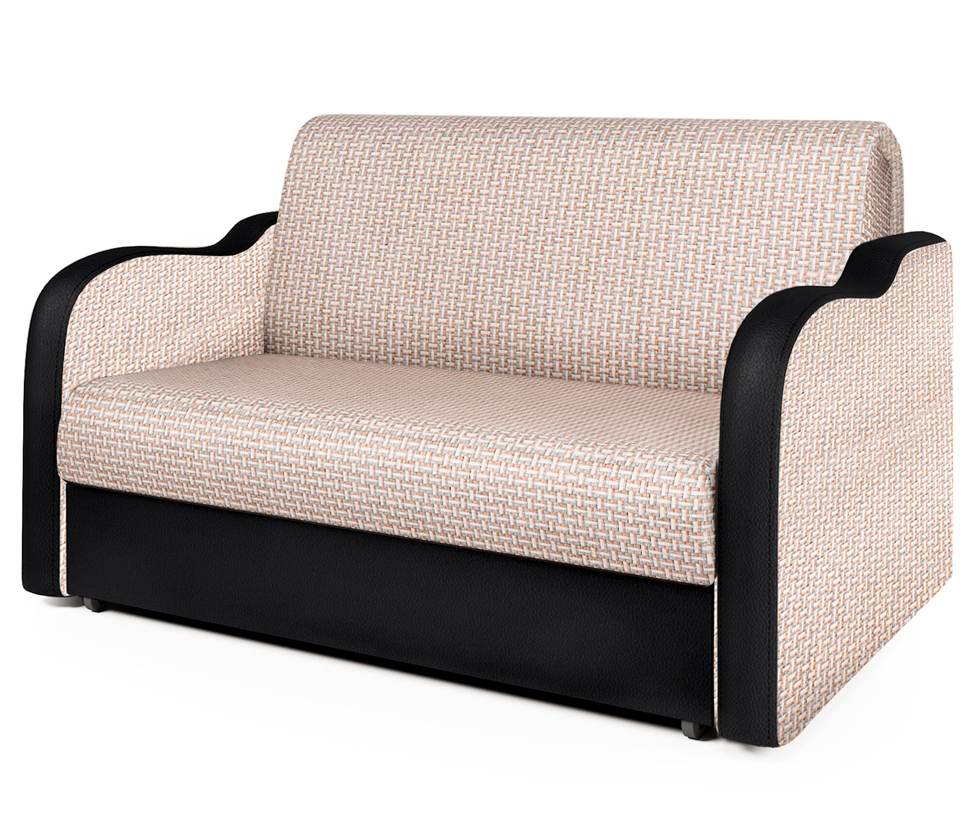 Диван-кровать Шарм-Дизайн Коломбо 120х194 см, диван раскладной, аккордеон, прямой, рогожка бежевый