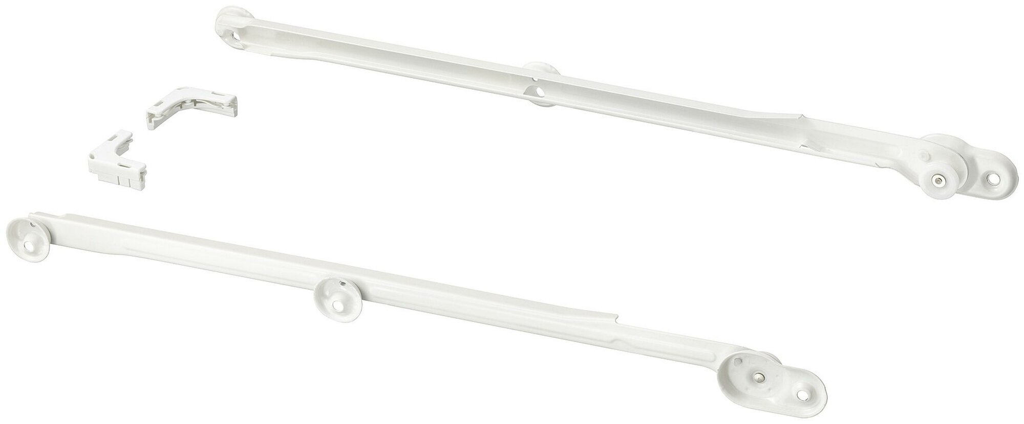 Направляющие ИКЕА КОМПЛИМЕНТ, 2 шт, длина: 58 см, белый