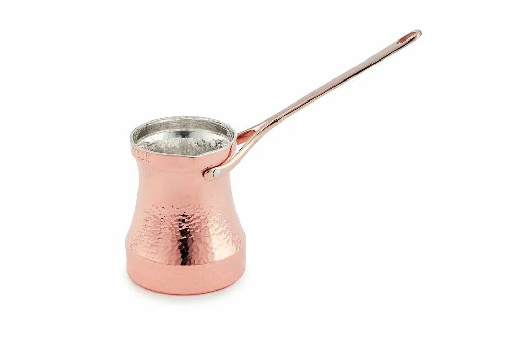 Турка "SOY", медная, пудрового цвета, для индукционной плиты, 0,44 л