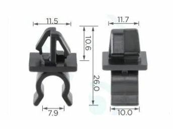 AUTOGUR клипса крепежная Mazda L20656652A AGA1356 набор 5 шт