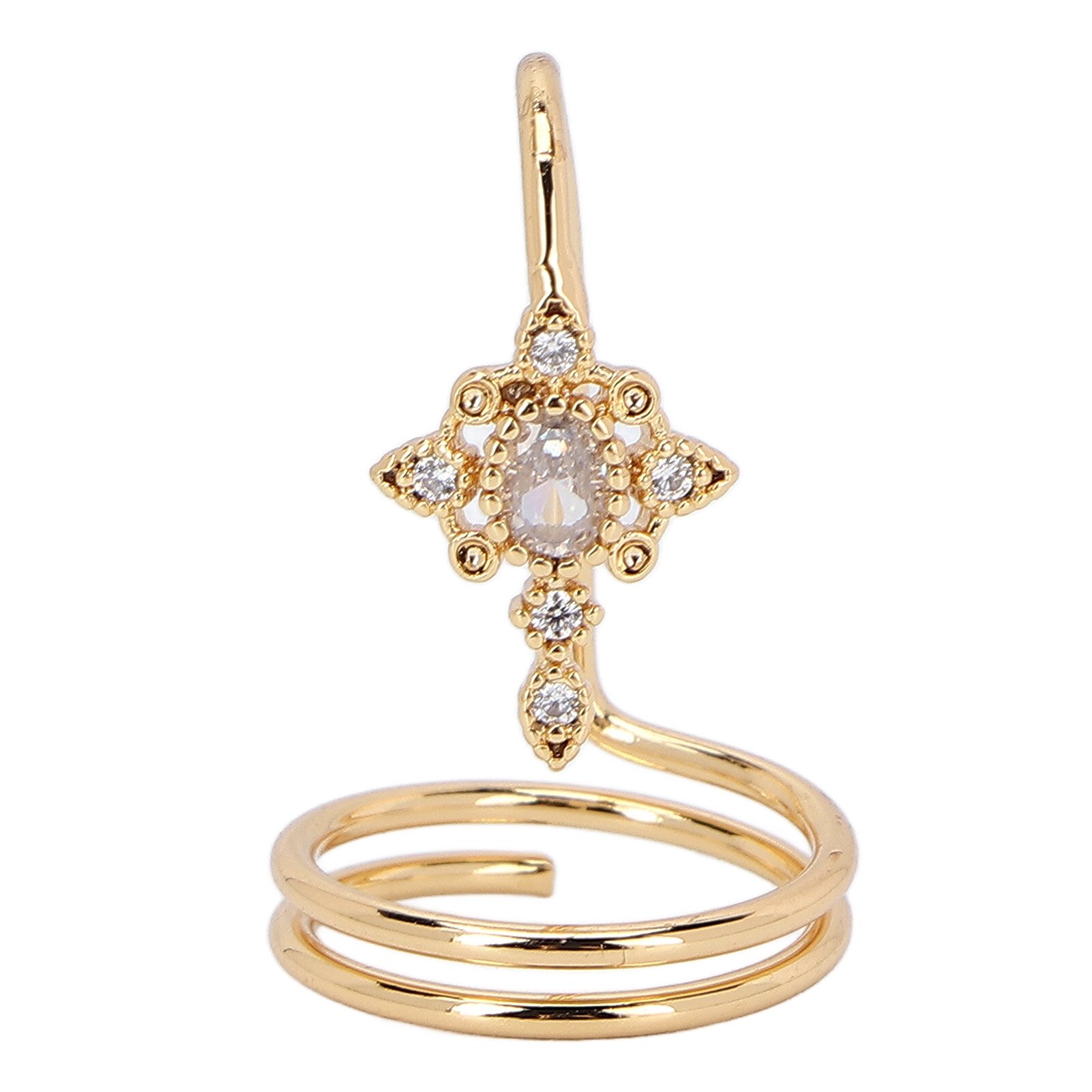 Медные гальванизированные модные кольца для ногтей для женщин, регулируемые кольца для пальцев с удобной посадкой, элегантные аксессуары для ногтей