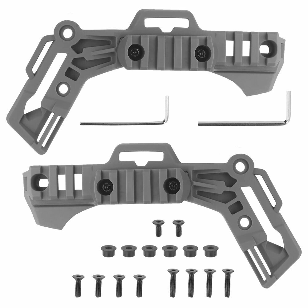 2 шт. KOLINLOV Wendy 3.0 тактический шлем рельс Серый, HL-102-ACC-01 Grey