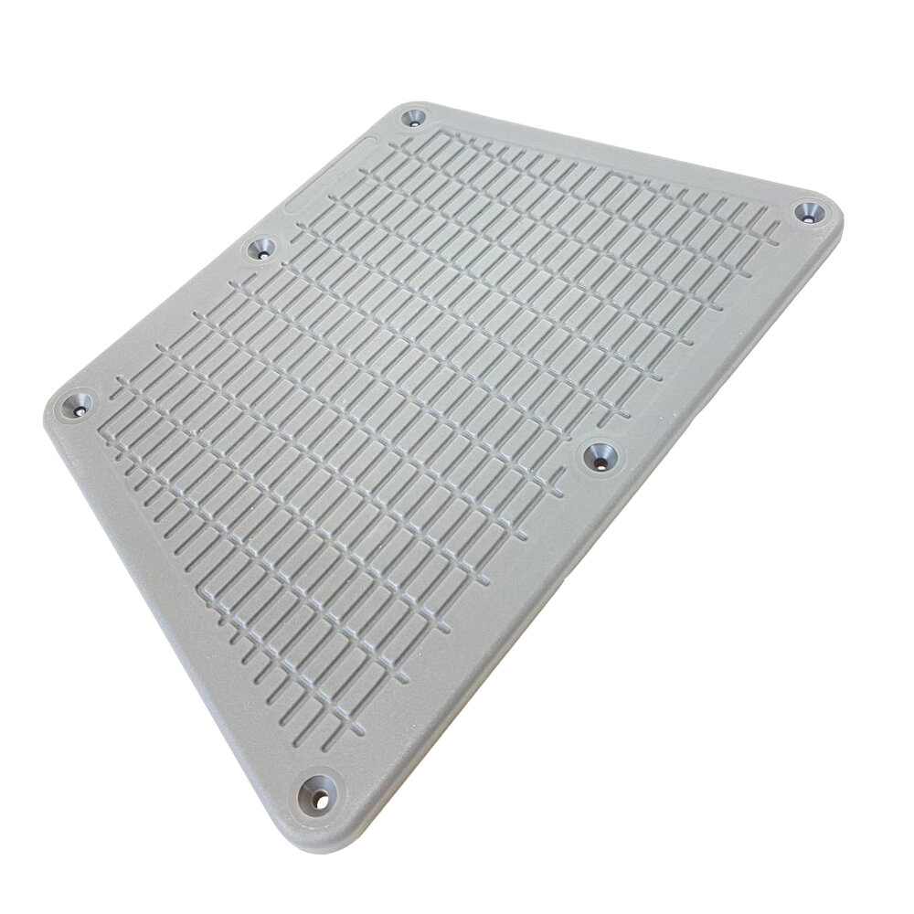 Накладка транца внешняя Rectangle №1.1 светло-серая 2шт