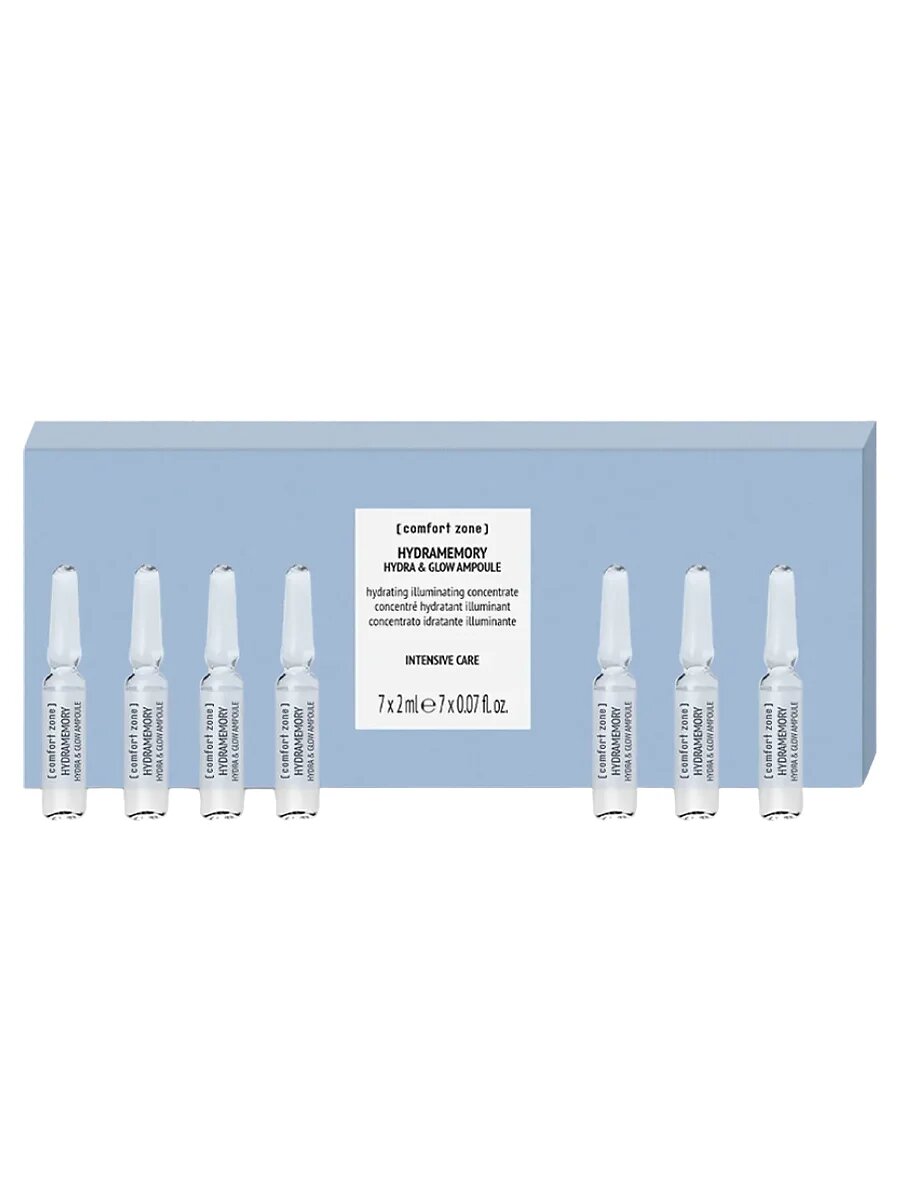 Comfort Zone Ампула-концентрат для увлажнения и сияния кожи Hydramemory Hydra & Glow Ampoule 2 мл х 7 шт