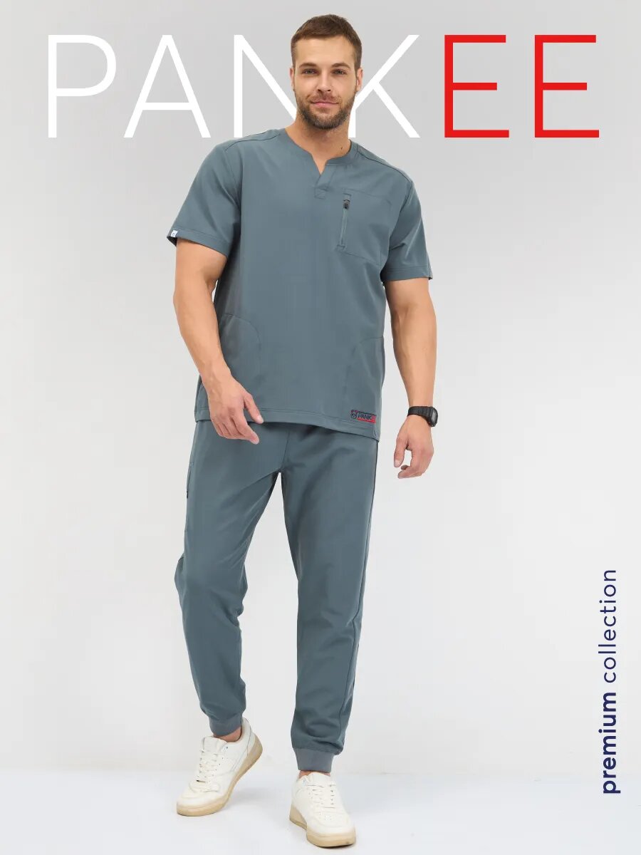 Медицинский костюм из хлопка со стрейч эффектом