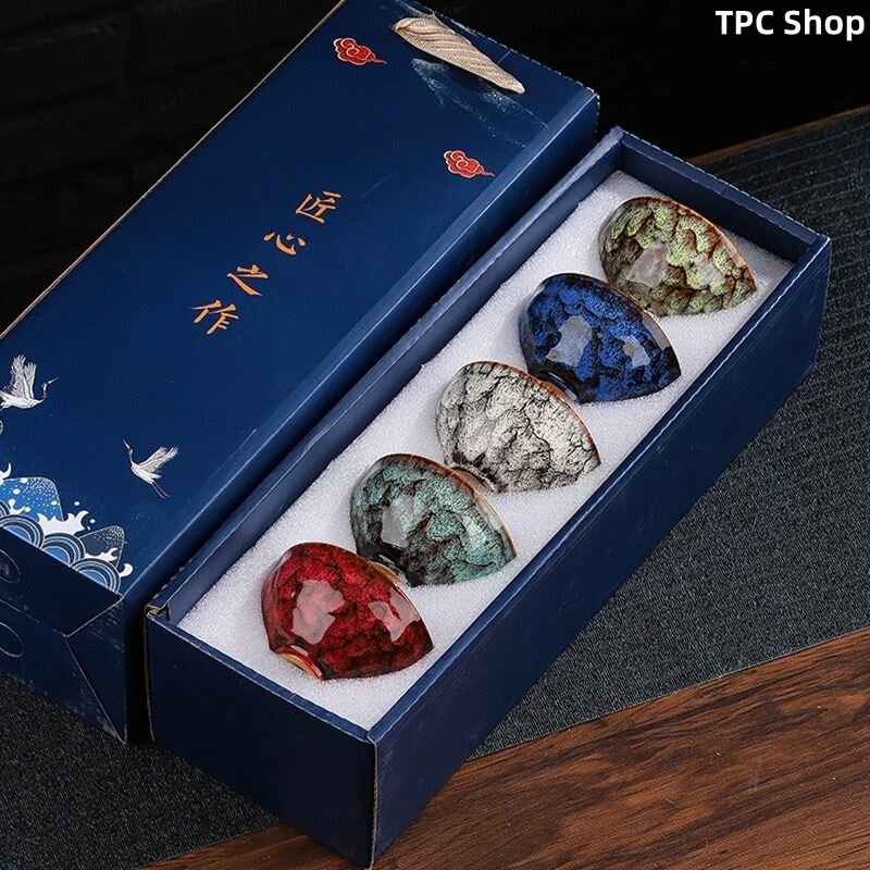 Китайские керамические чайные чашки ручной работы. Jian zhan