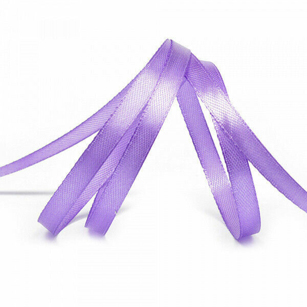 Лента атласная 1/4 (6мм) цв.3119 ярк. сиреневый уп.27,4 м