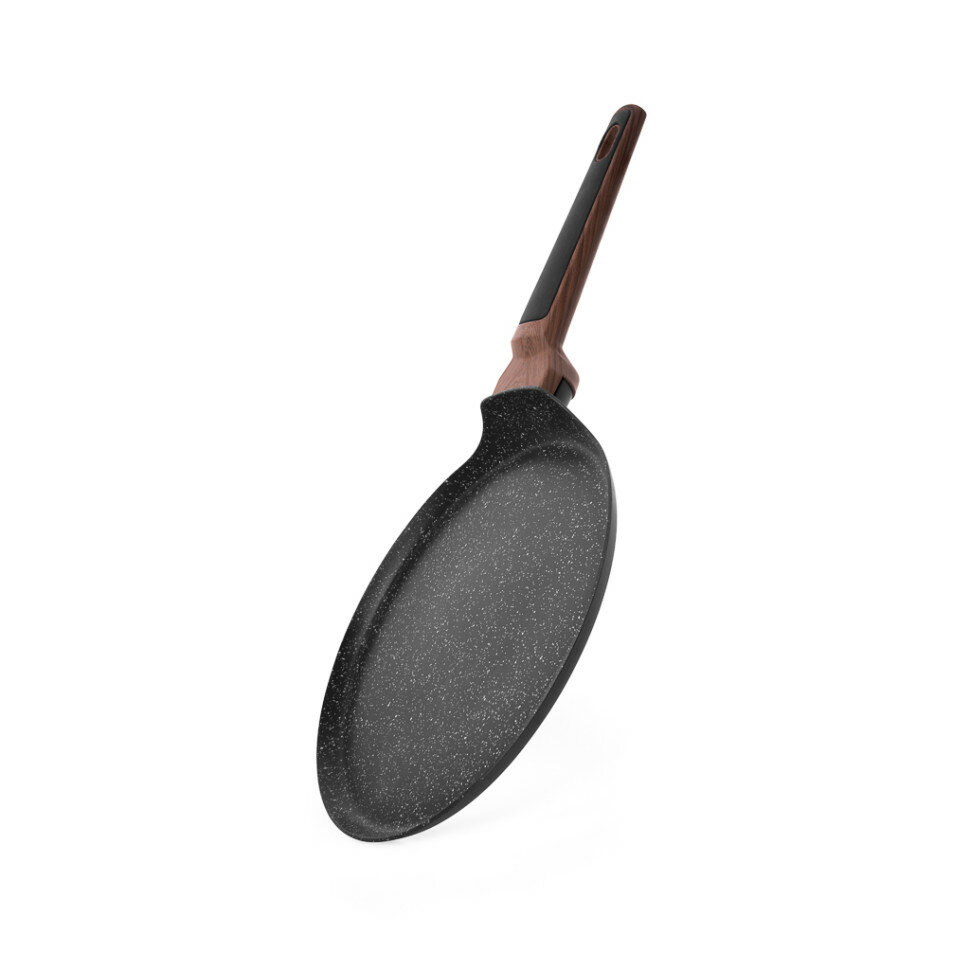 14301 FISSMAN Сковорода для блинов DIAMOND 24см (алюминий с антипригарным покрытием Greblon C3) Ручка-бакелит с покрытием «софт тач»; Индукция