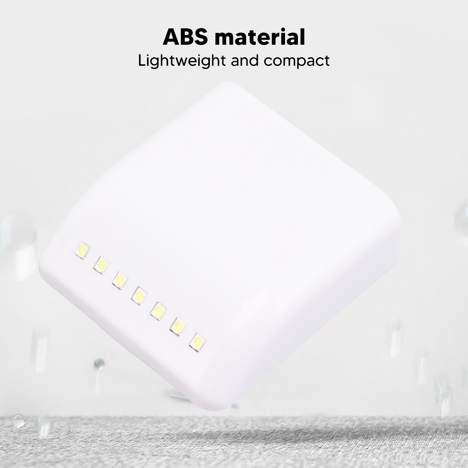 4 комплекта светодиодных светильников для шкафа, 7 светодиодных датчиков под освещением шкафа с теплым белым светом 2700K для ящика шкафа