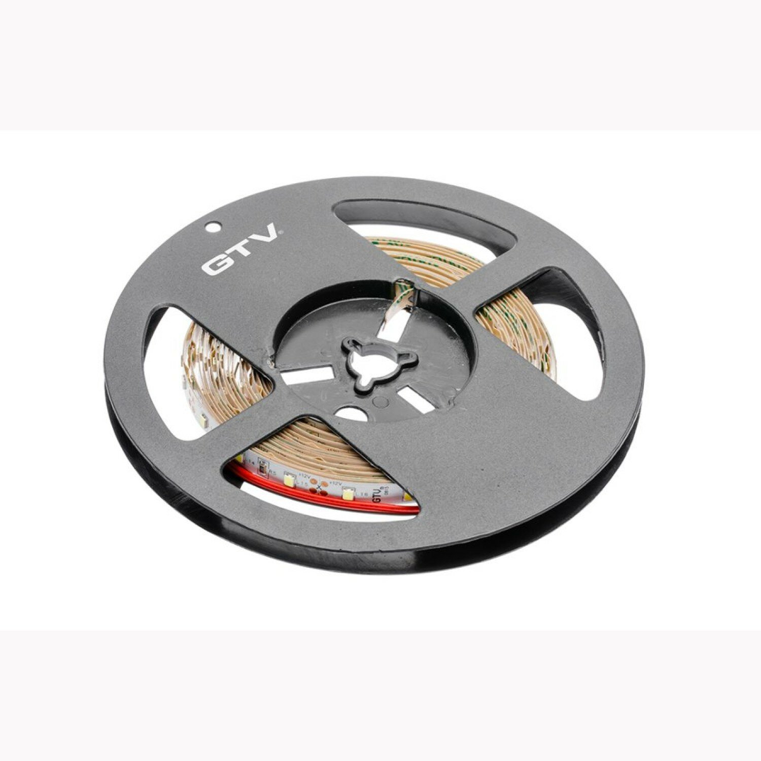 Светодиодная лента GTV 2835, 60 д/м, 6.6W, 12V, IP20, нейтральный, FLASH, 8мм, открытая