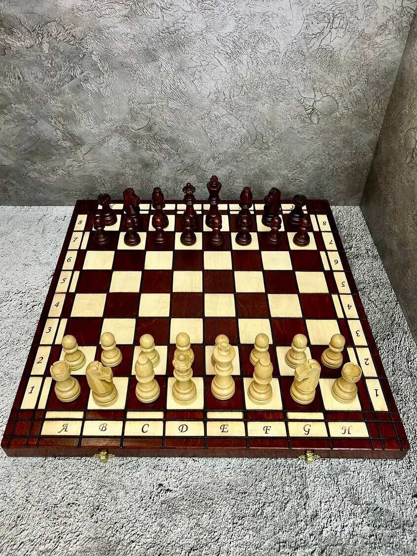 Шахматы Торнамент 8 оригинальные, 53х26.5 см