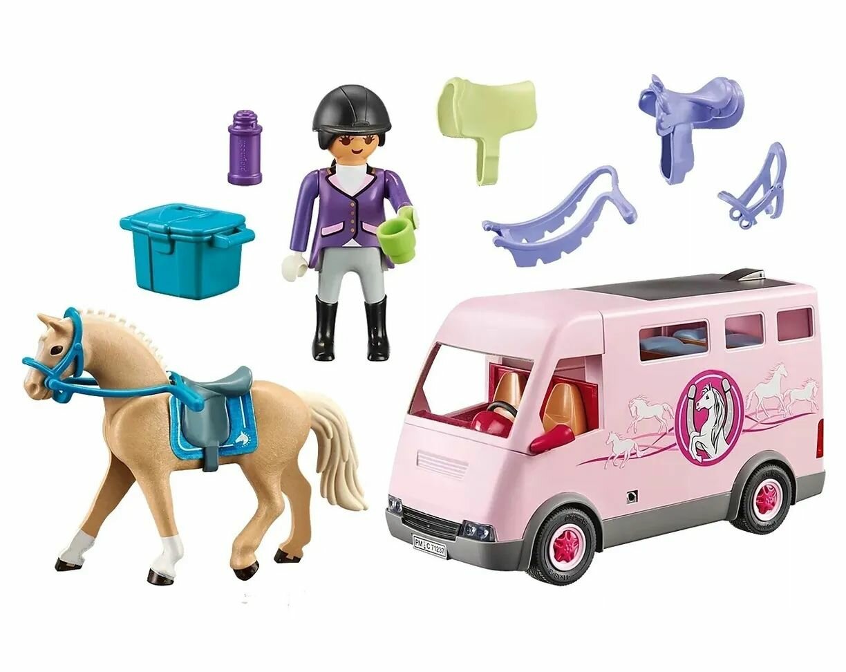 Конструктор Playmobil Конный транспортер сборная игровая модель