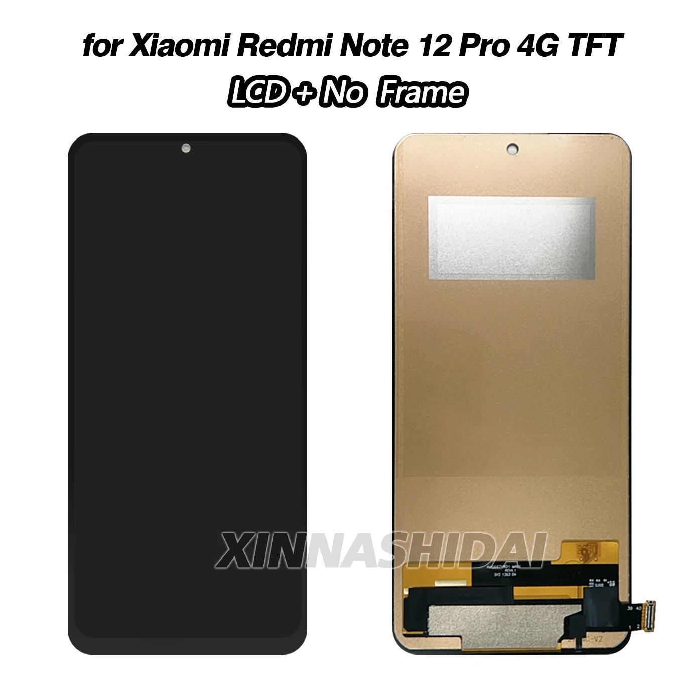 Высокое качество для Xiaomi Redmi Note 12 Pro 4G ЖК-дисплей, дигитайзер сенсорного LCD no frame