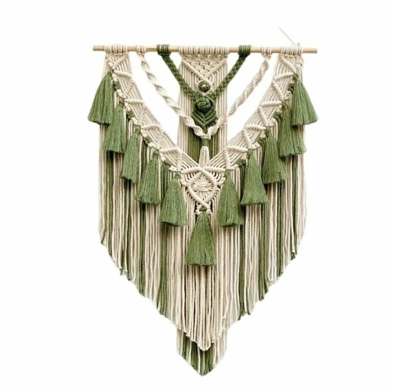 Настенная декорация в скандинавском стиле, панно макраме , 55X75 CM-1pcs