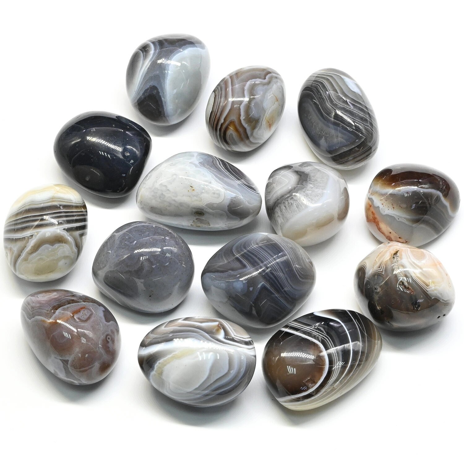 Минерал агат ботсванский 34*26*23мм. .